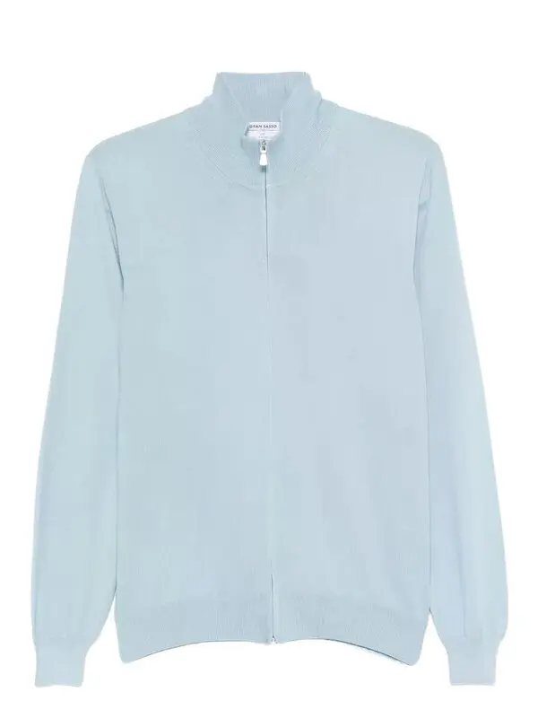 GRAN SASSO Zip-fastening Cardigan - Blue