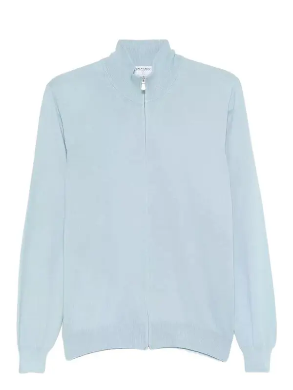 GRAN SASSO Zip-fastening Cardigan - Blue