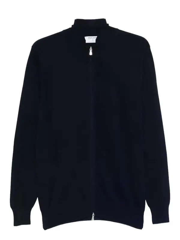 GRAN SASSO Zip-fastening Cardigan - Blue