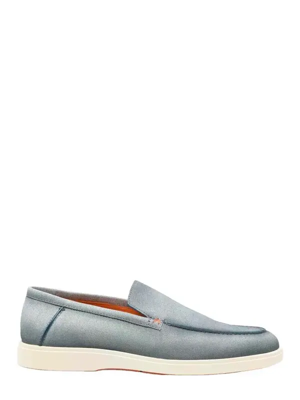 Santoni Stitched Loafers - Blue