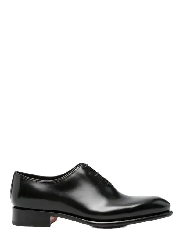 Santoni Lace-up Oxford Shoes - Black