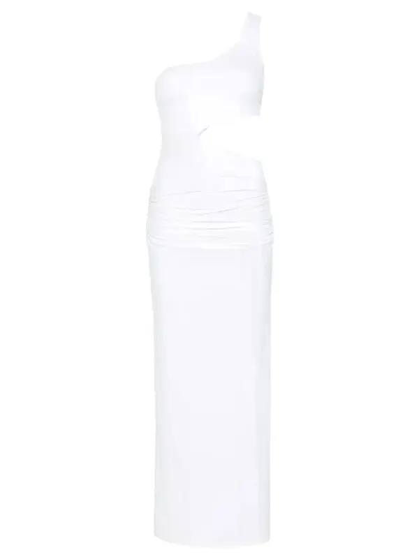 FISICO One-shoulder Maxi Dress - White