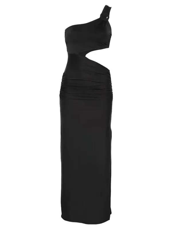 FISICO One-shoulder Maxi Dress - Black