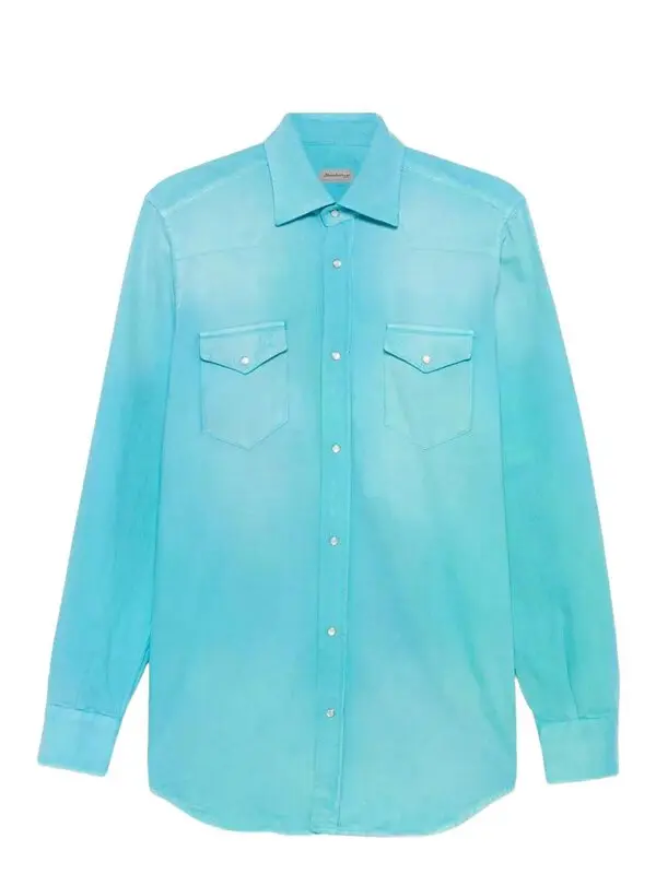 SARTORIO NAPOLI Texas Flap-pocket Shirt - Blue