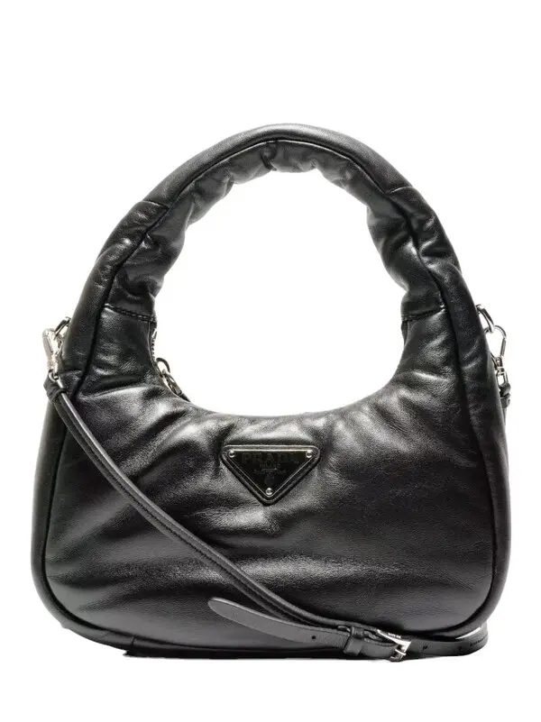 Prada 2020 Padded Leather Bag - Black