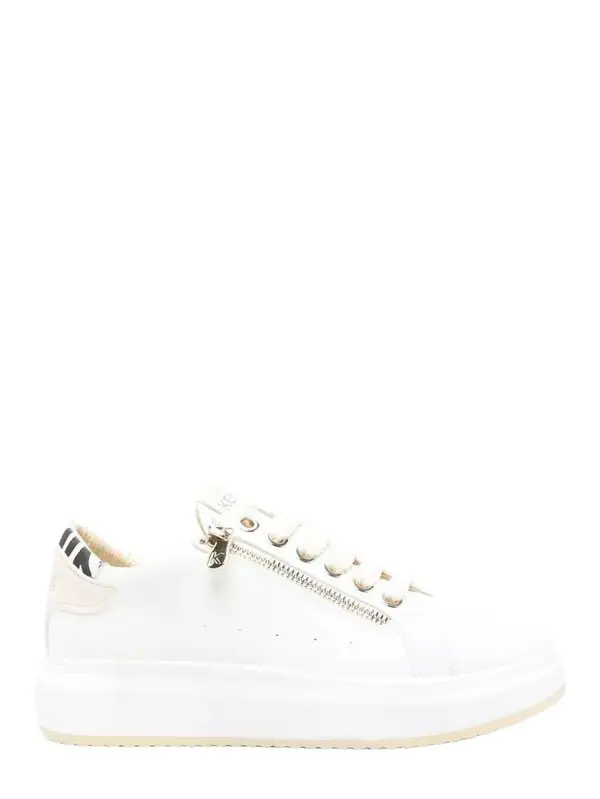 KEYS Leather Sneakers - White