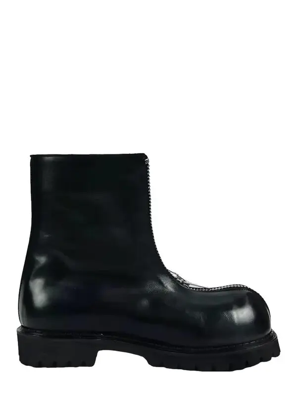 NO IDEA Zip Detail Boots - Black