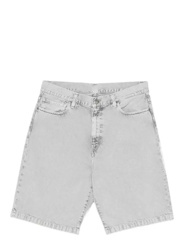 Carhartt Work In Progress Logo-patch Shorts - Grey