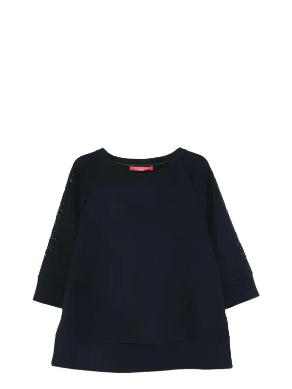 Marina Rinaldi Embellished Sweatshirt - Blue