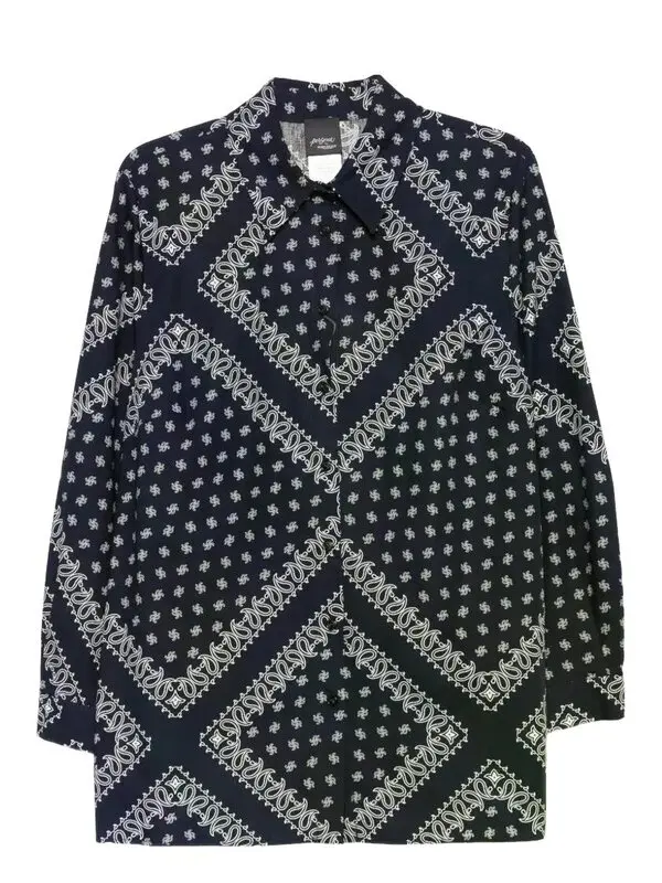 Marina Rinaldi Patterned Shirt - Blue