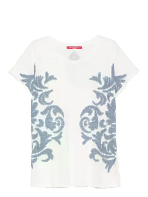 Marina Rinaldi Printed T-shirt - White