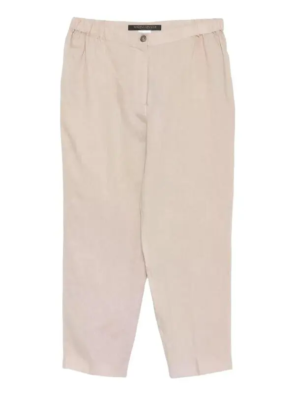 Marina Rinaldi Elasticated-waistband Trousers - Neutrals