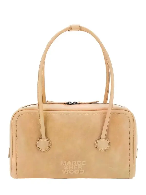 MARGESHERWOOD Soft Boston Ew Shoulder Bag - Neutrals