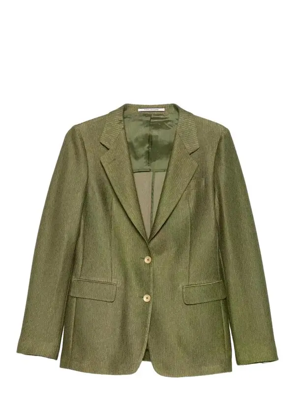 Tagliatore Button-fastening Blazer - Green