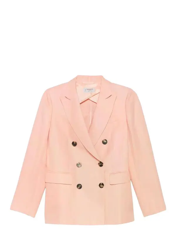 Alberto Biani Double-breasted Buttoned Blazer - Pink