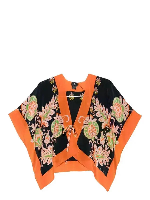 Etro Floral-pattern Blouse - Orange