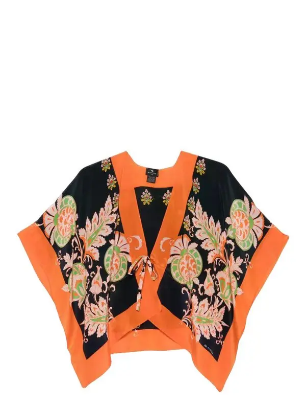Etro Floral-pattern Blouse - Orange