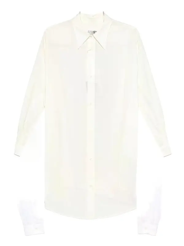 MAISON MARGIELA Panelled Shirt - Neutrals