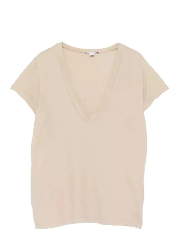 JAMES PERSE V-neck T-shirt - Neutrals
