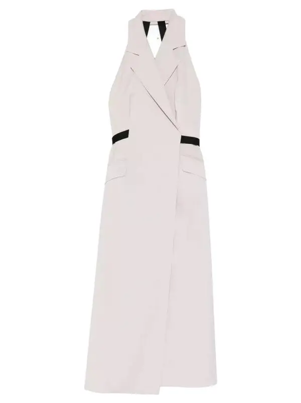 Max Mara Collared Midi Dress - Neutrals