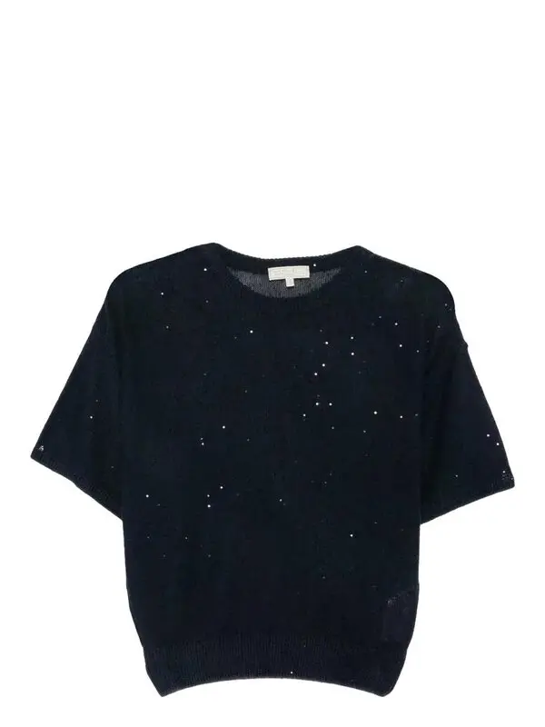 Antonelli Firenze Zagara Sequined T-shirt - Blue