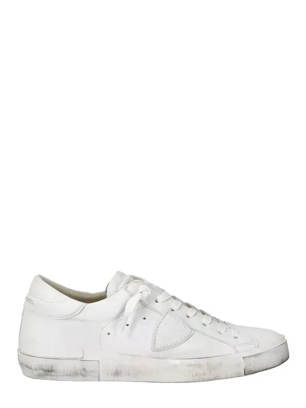 Philippe Model Prsx Low-top Leather Sneakers - White