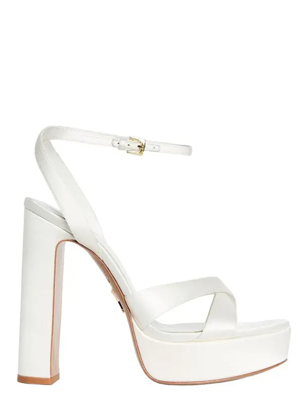 Retrofete Melodia Platform Sandal - White
