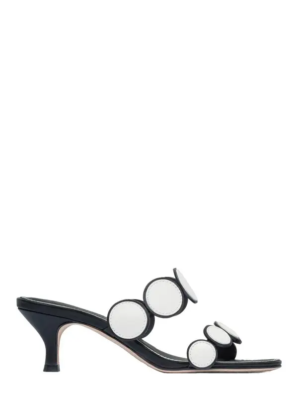Bernardo Prya Kitten Heel Sandal - Black