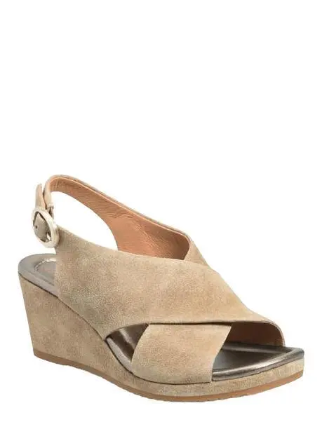 SOFFT Isabeth Slingback Wedge Sandals - Barley