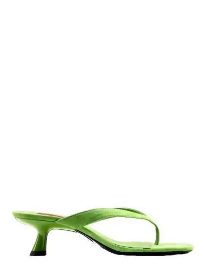 SIMONMILLER Suede Beep Sandal - Matcha