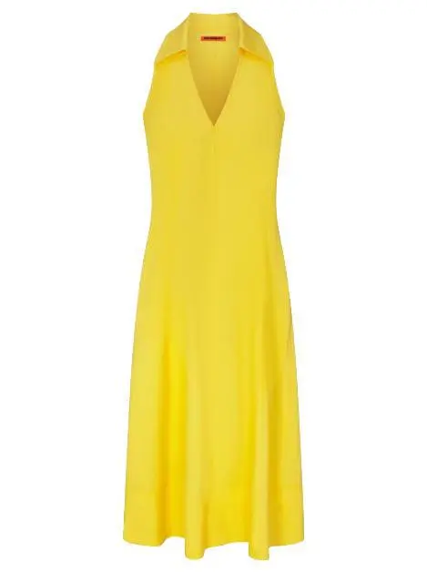 SIMONMILLER Nava Poplin Midi Dress - Sungold