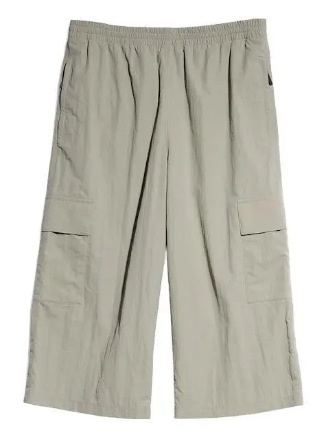 Gucci Nylon Cargo Pants With Wrinkle Effect - Green