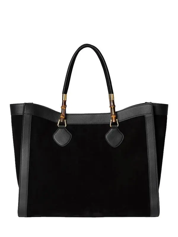Gucci Bamboo Large Tote Bag - Black