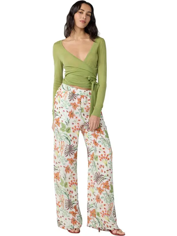 Diane Von Furstenberg Verick Full Length Pants - Mirage Vine White