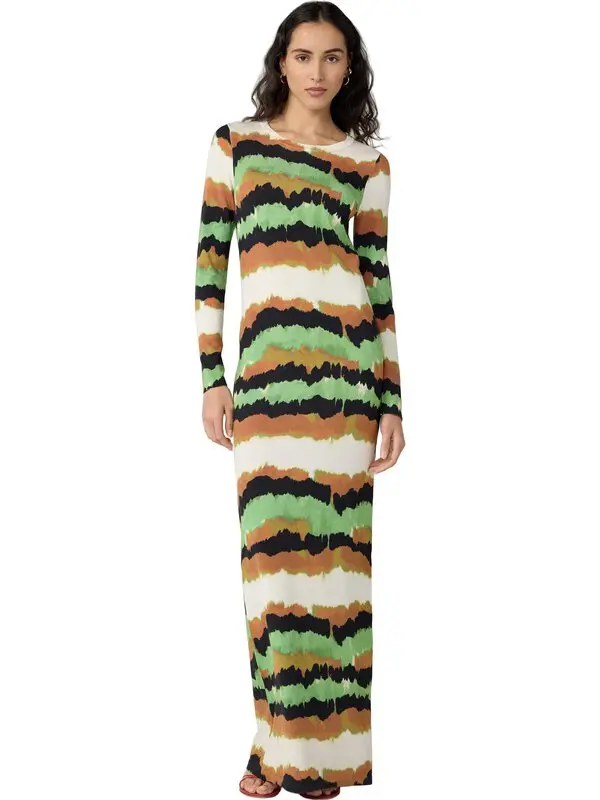 Diane Von Furstenberg Robin Maxi Dress - Caterpillar Ivory