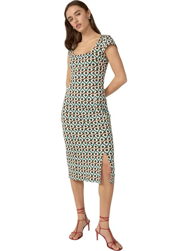 Diane Von Furstenberg Dani Midi Dress - Fan Club Woodstock