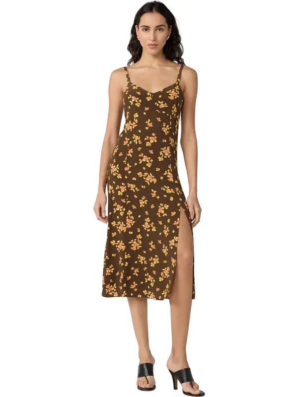 Diane Von Furstenberg Cordelia Dress - Tiny Island Orchid Bouquet Woodstock