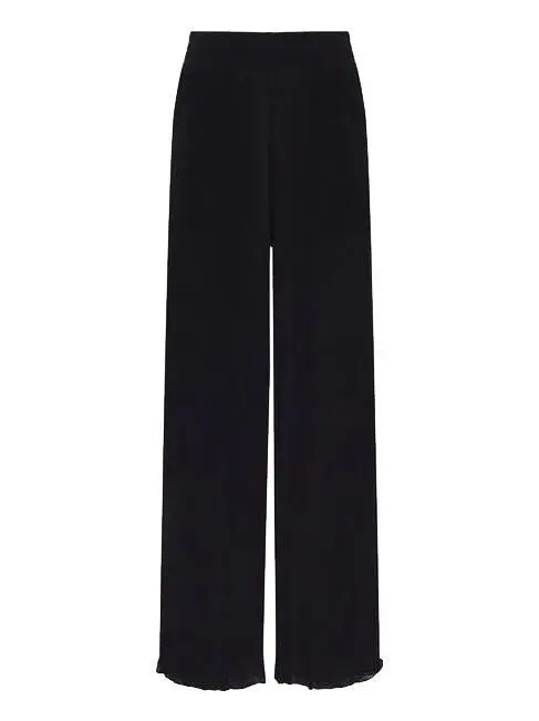 Vilebrequin Tulle Wide-leg Pants - Black