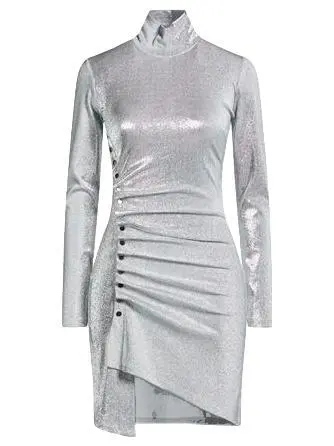 Rabanne Mini Flared Dress - Silver