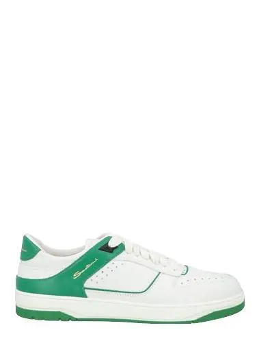 Santoni Leather Sneakers - White