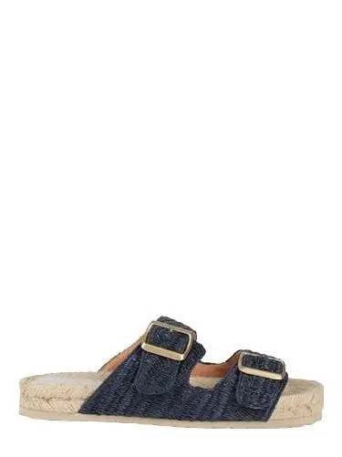 Manebí Synthetic Fiber Espadrille Sandals - Blue