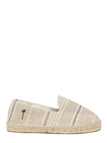 Manebí Striped Canvas Espadrilles - Beige