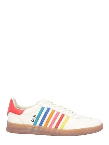 Dsquared2 Summer Lovers Leather Sneakers - White