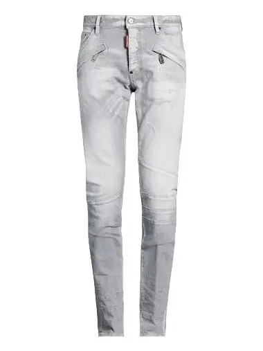 Dsquared2 Tapered Jeans With Distressed Details - Grey