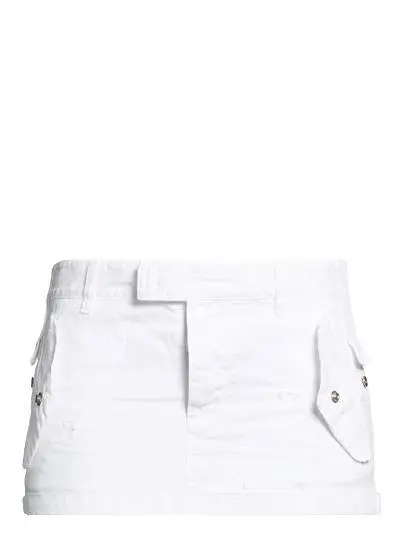 Dsquared2 Cotton Mini Skirt - White