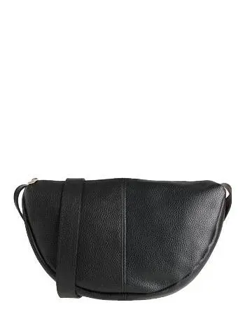 LAURA DI MAGGIO Leather Hobo Cross-body Bag - Black