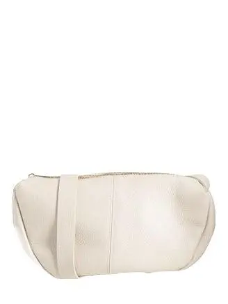 LAURA DI MAGGIO Leather Hobo Cross-body Bag - White