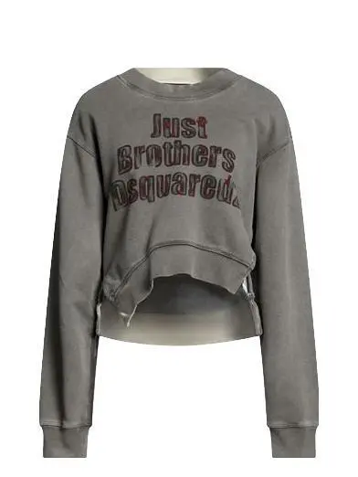 Dsquared2 Cotton French Terry Sweatshirt - Grey