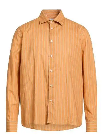 MANUEL RITZ Shirt Size Linen, Cotton - Orange