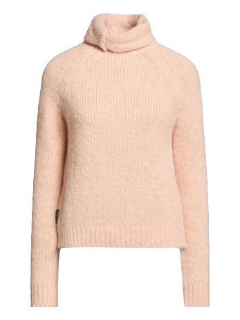 ALESSIA SANTI Turtleneck In Alpaca Wool Blend - Blush